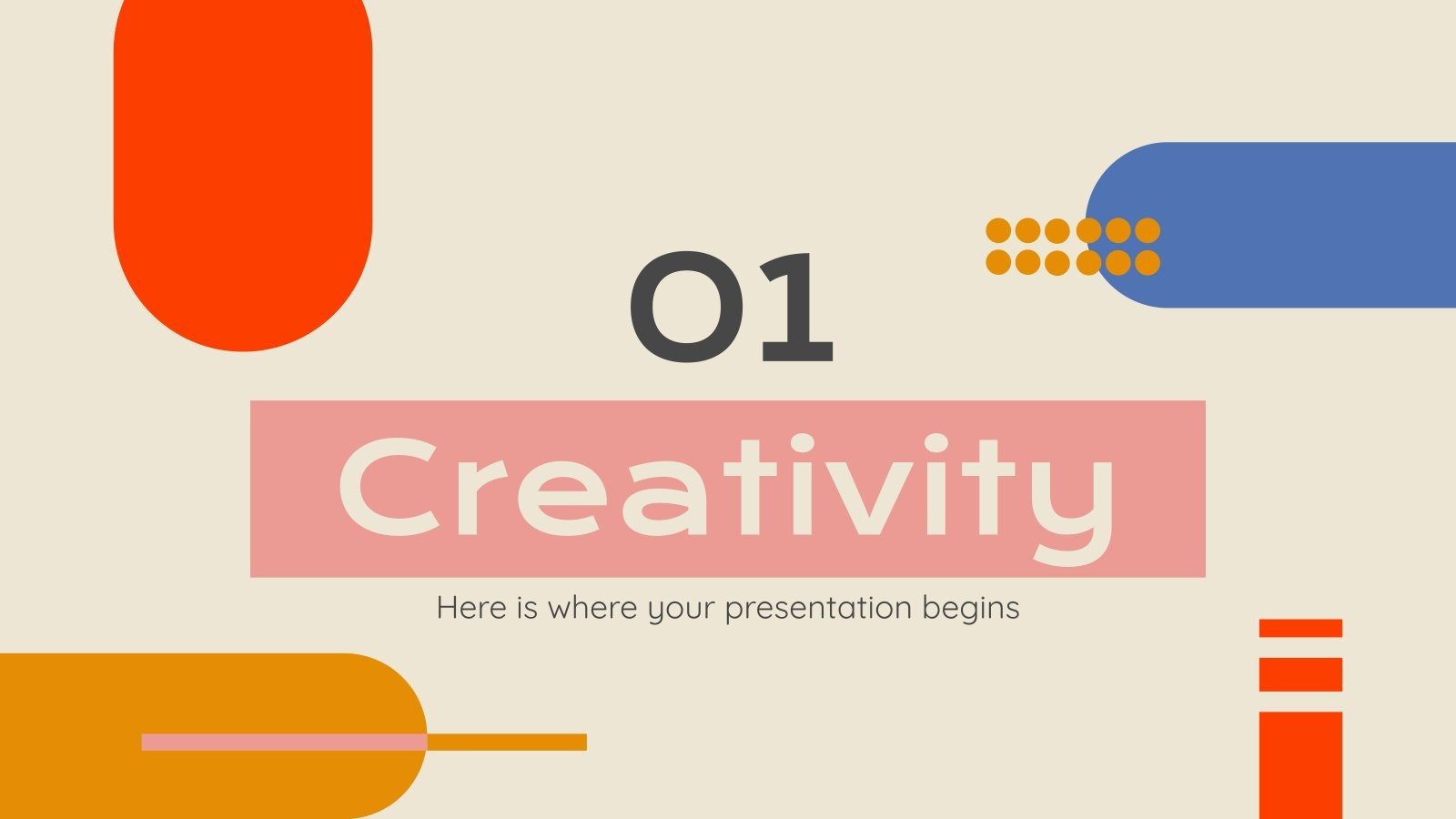 All About Creativity Minitheme Presentation