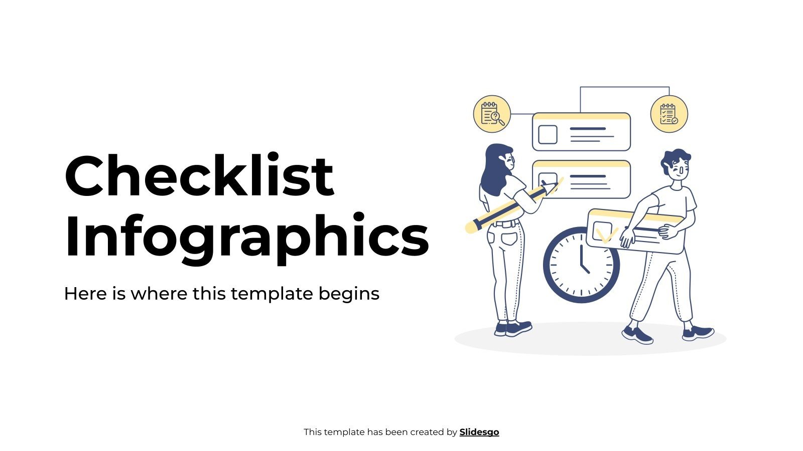 Checklist Infographics Template