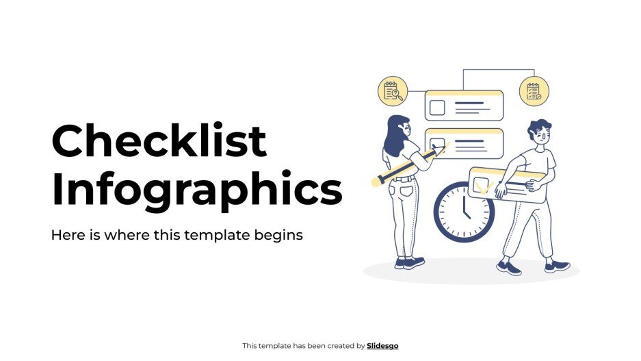 Checklist Infographics Template
