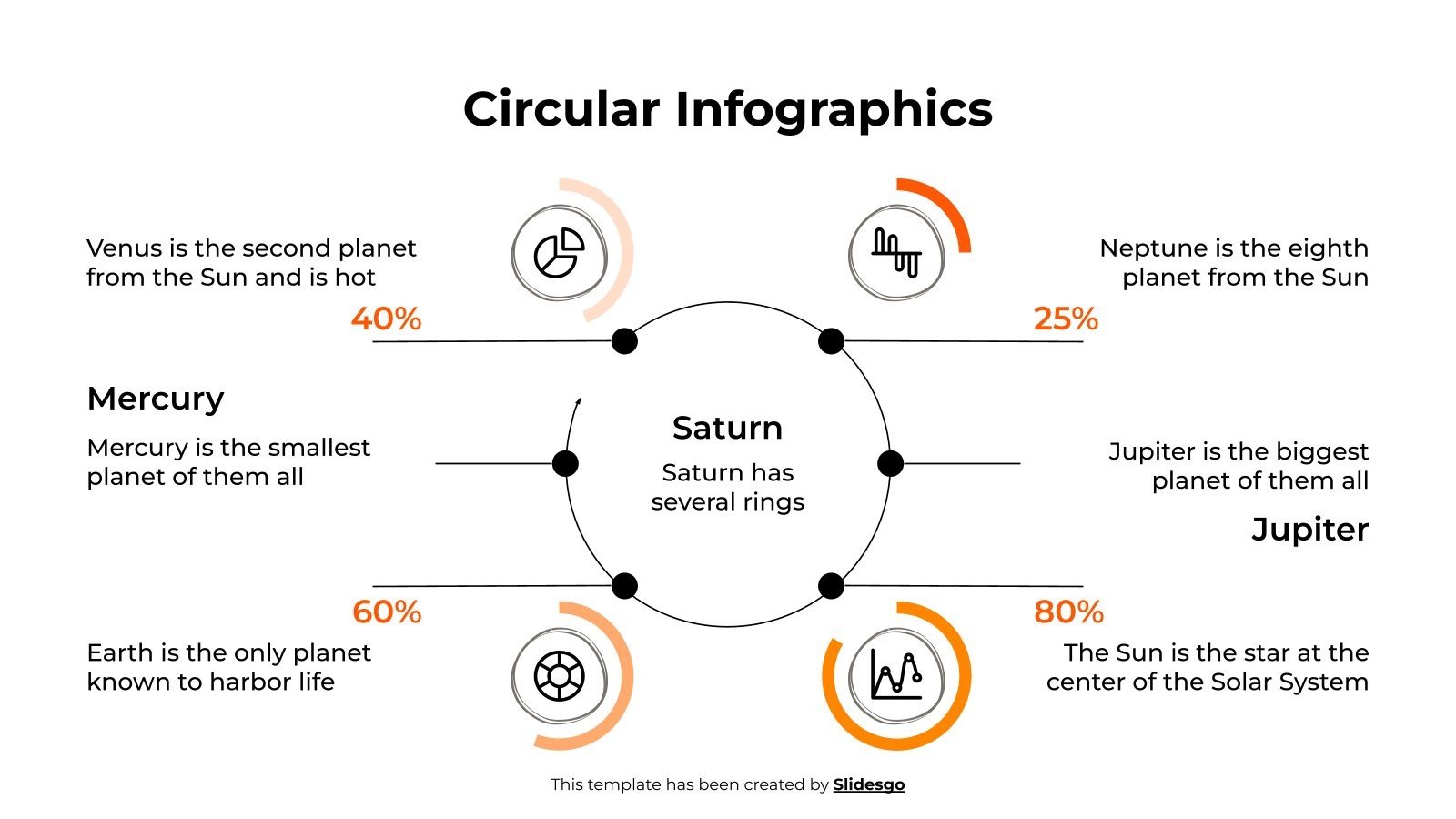 Circular Infographics Template