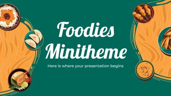 Foodies Minitheme Presentation