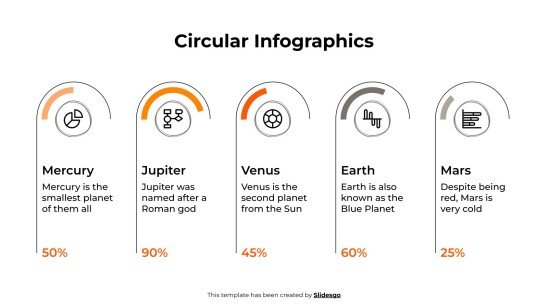 Circular Infographics Template