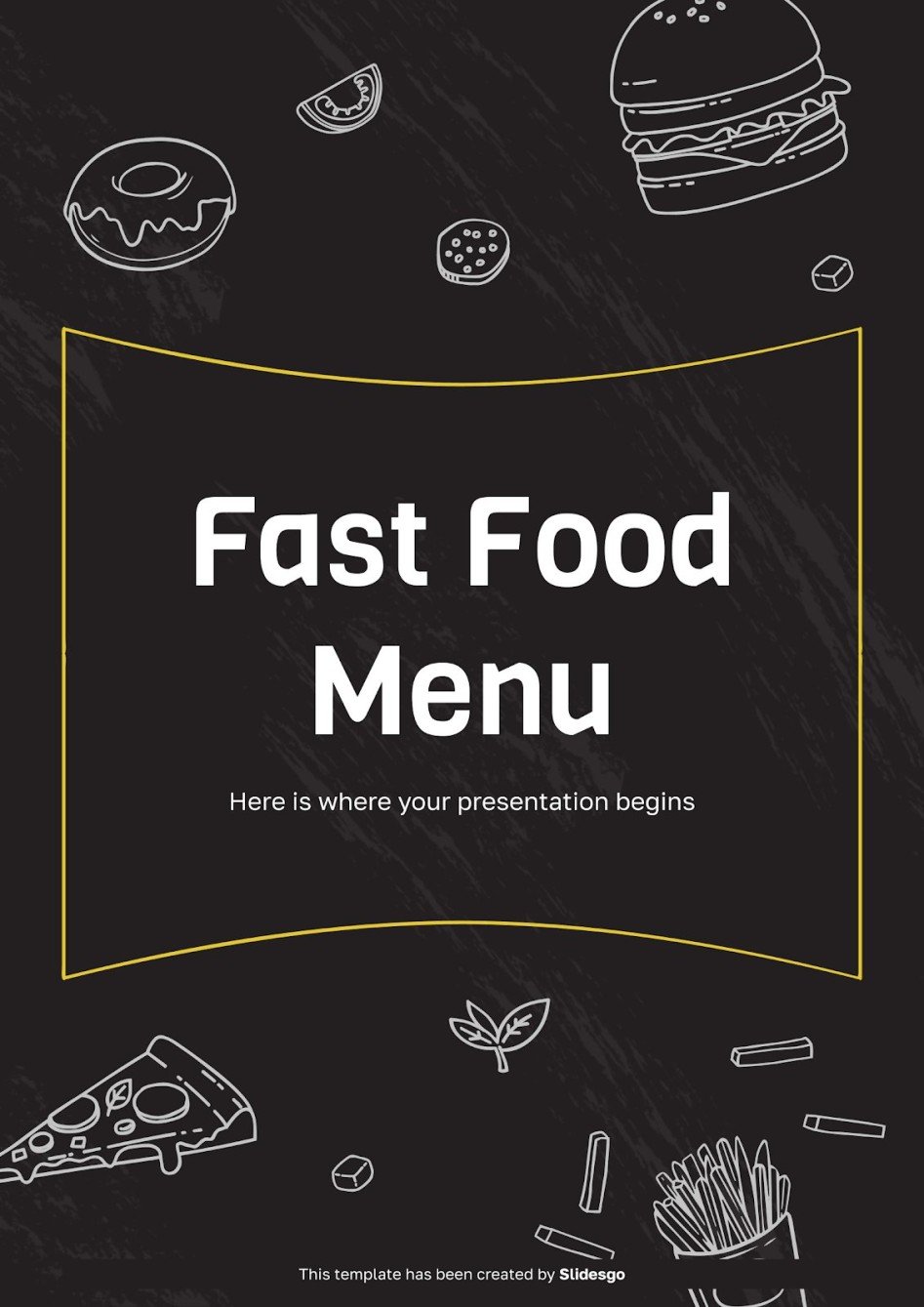 Fast Food Menu Presentation