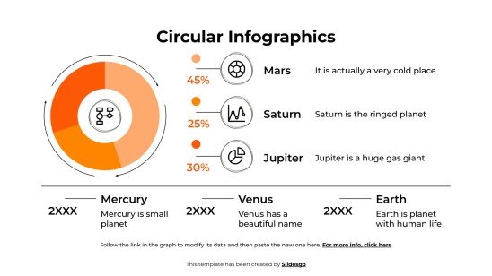 Circular Infographics Template