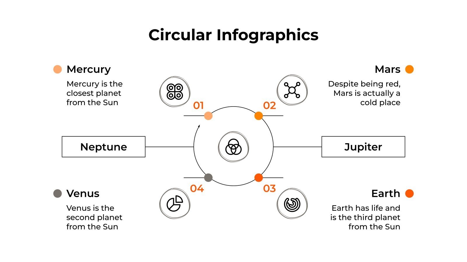 Circular Infographics Template