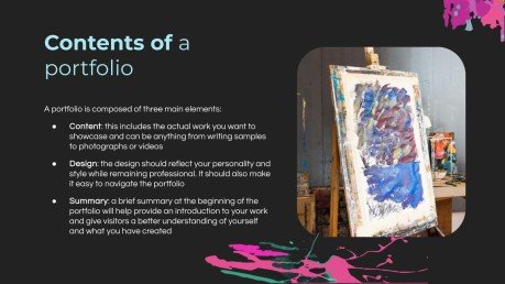 Acrylic Painter Portfolio Presentation