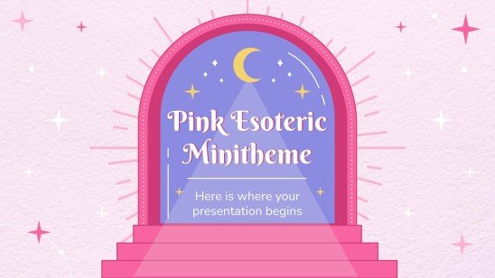 Pink Esoteric Minitheme by Slidesgo Presentation