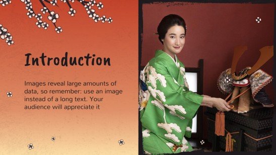 Hand-Drawn Samurai Story Minitheme Presentation