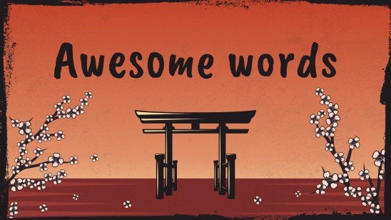 Hand-Drawn Samurai Story Minitheme Presentation