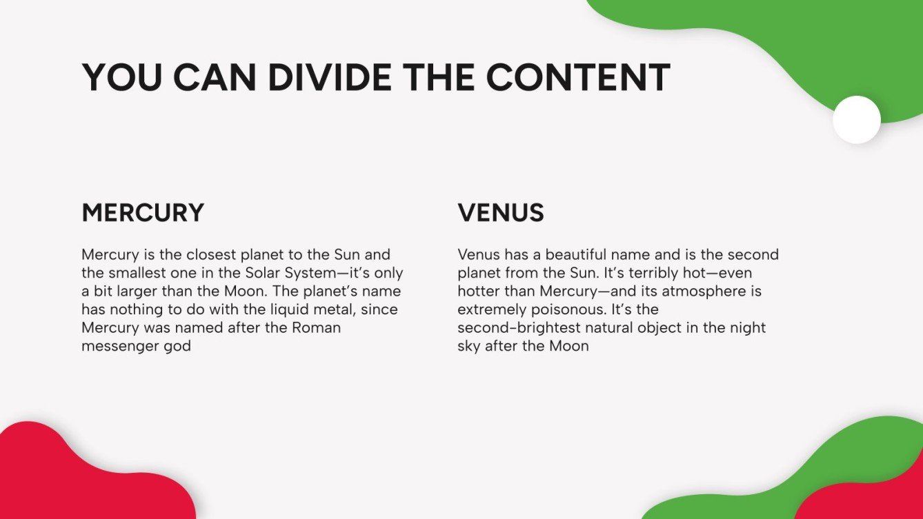 Italian Flag Slideshow for Marketing Presentation