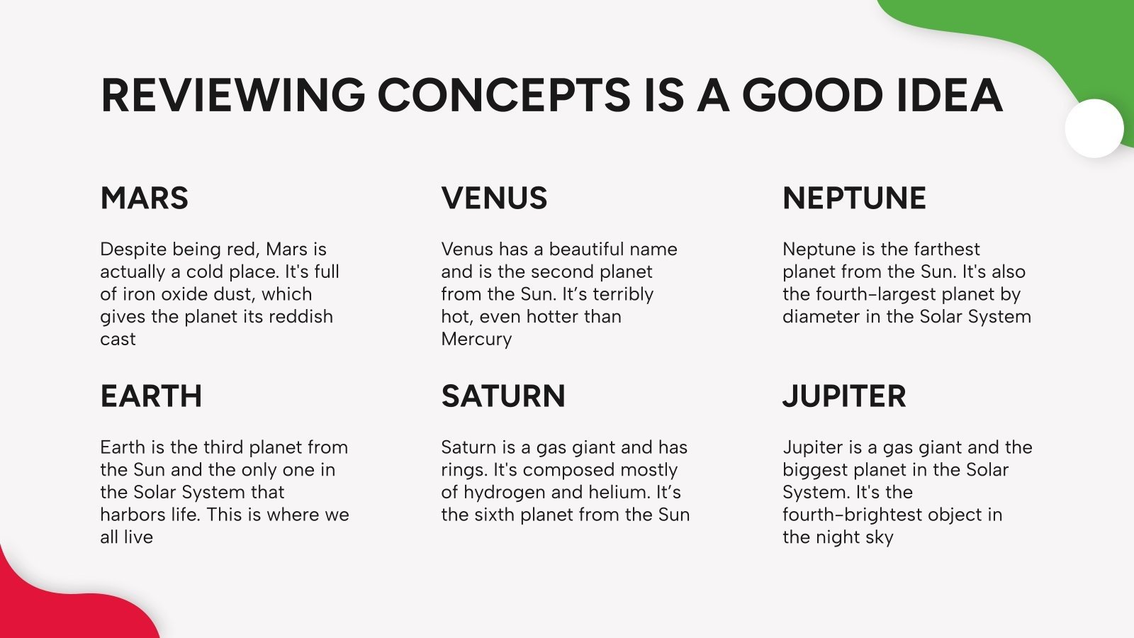 Italian Flag Slideshow for Marketing Presentation