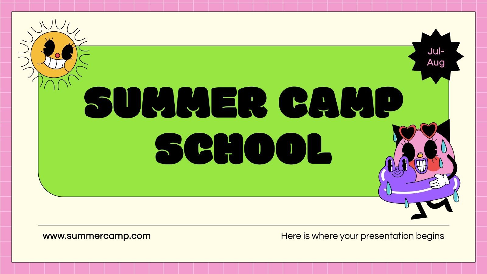 Free Google Slides & PPT templates about camping