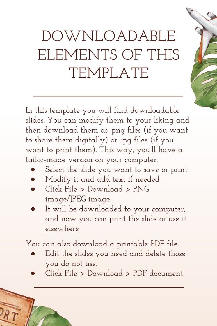 Travel Topic Wedding Invitation Presentation