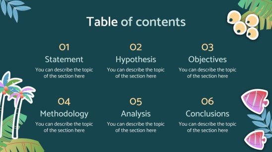 Lost in a Desert Island Thesis Defense Presentation