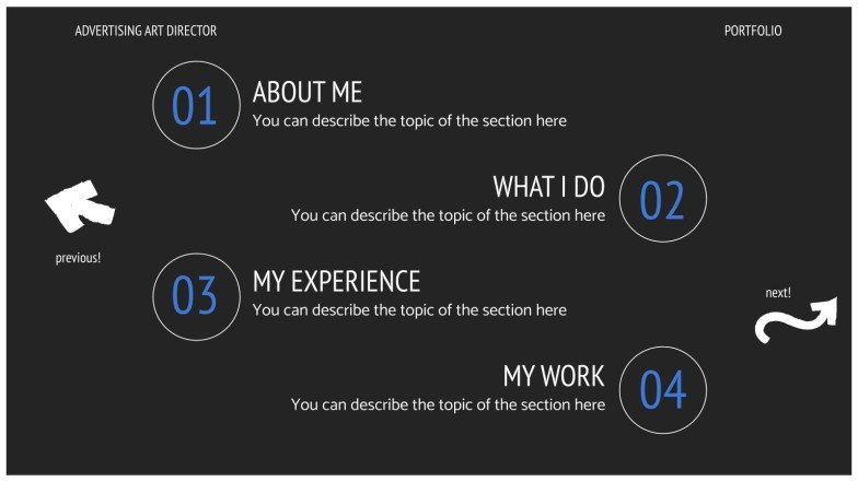 Advertising Art Director Portfolio Presentation