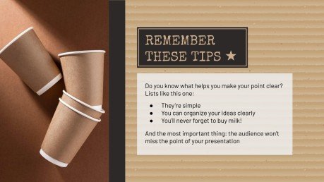 Cardboard Backgrounds minitheme Presentation