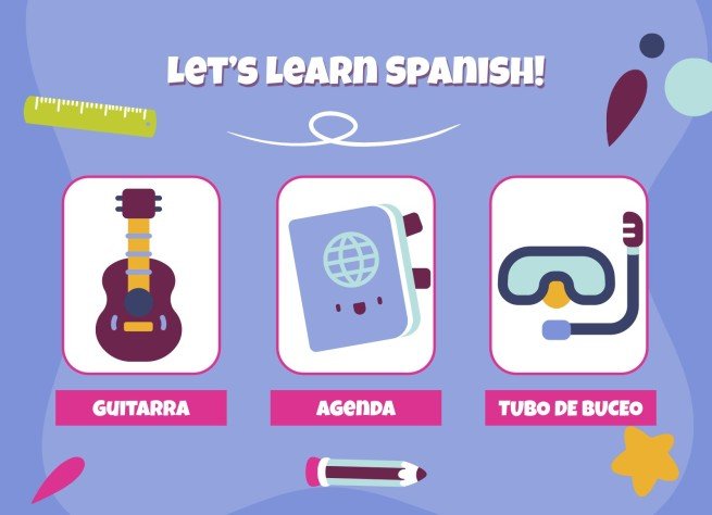 Literacy Subject for Pre-K: Spanish Vocabulary Presentation