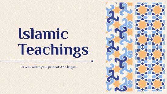 Islamic Teachings Presentation