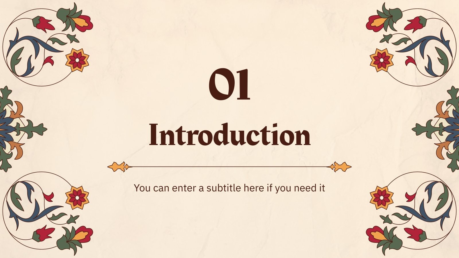 Medieval Theme for Education Presentation