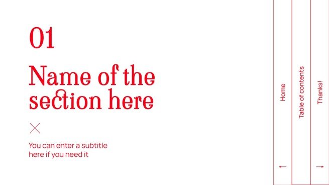 Clean Accents Layouts Business Basic Template Presentation