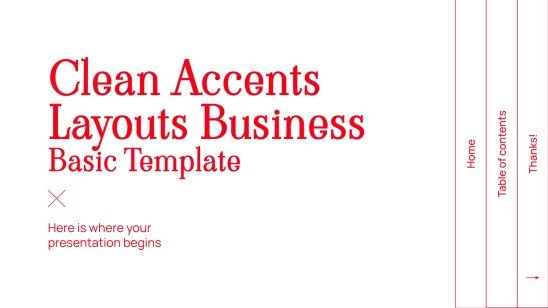 Basic templates for Google Slides & PowerPoint