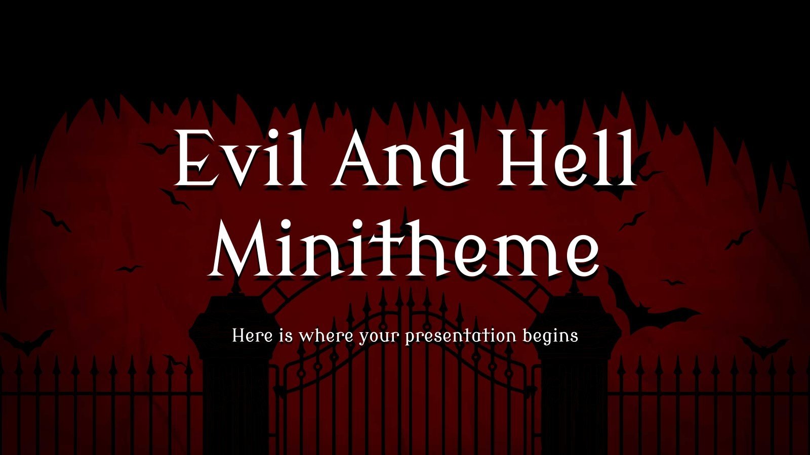 Evil and Hell Minitheme Presentation