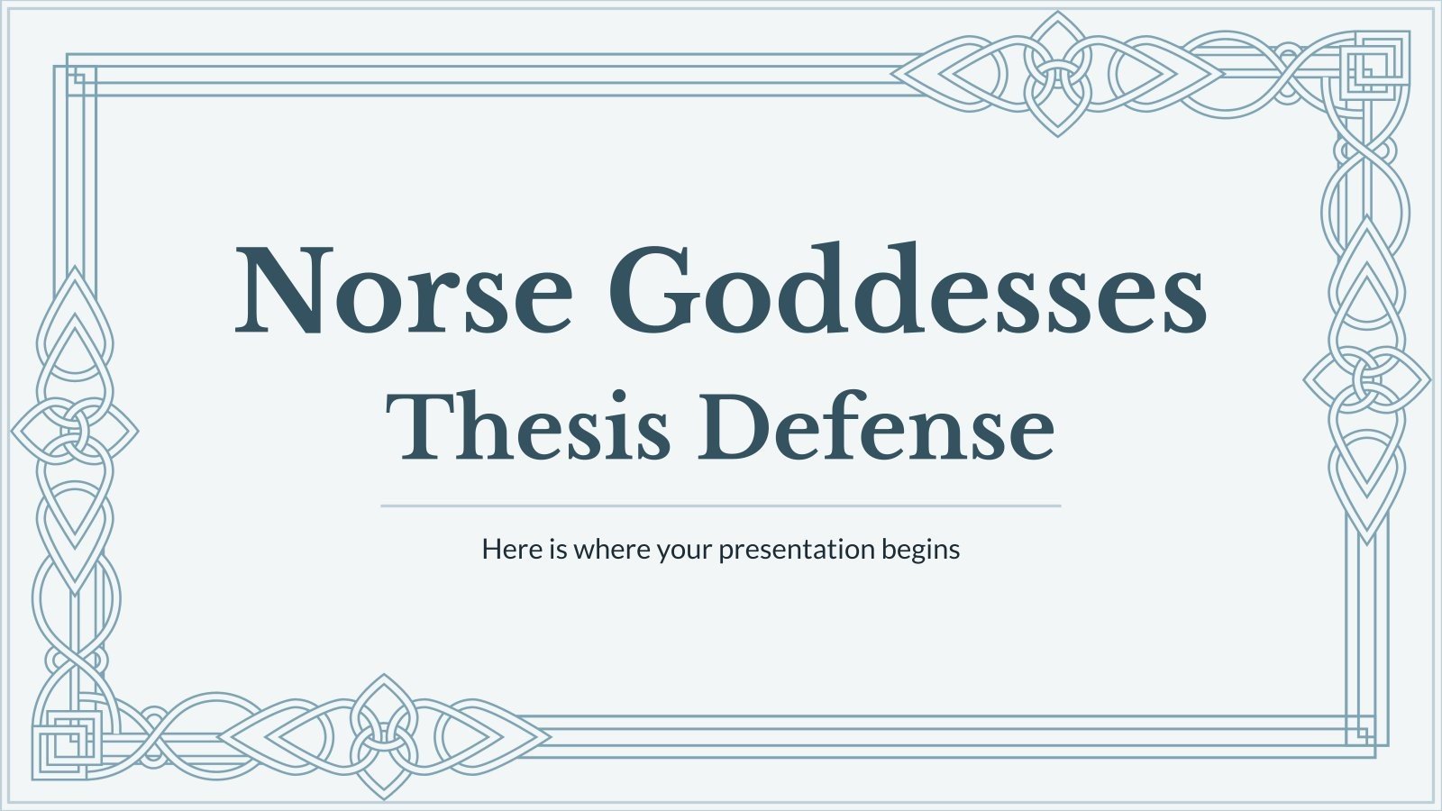 Free templates for Google Slides and PPT about mythology