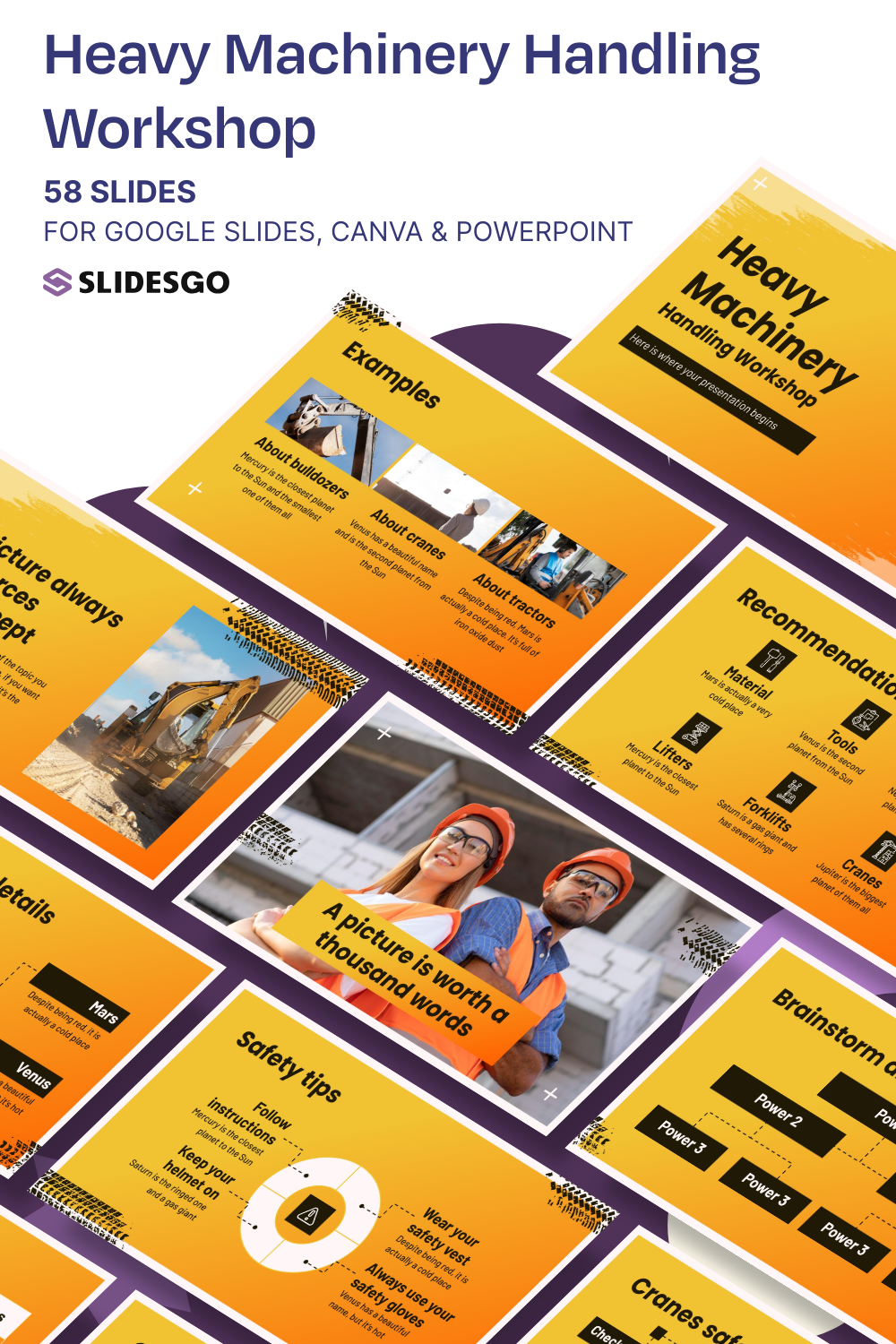 Heavy Machinery Handling Workshop Presentation