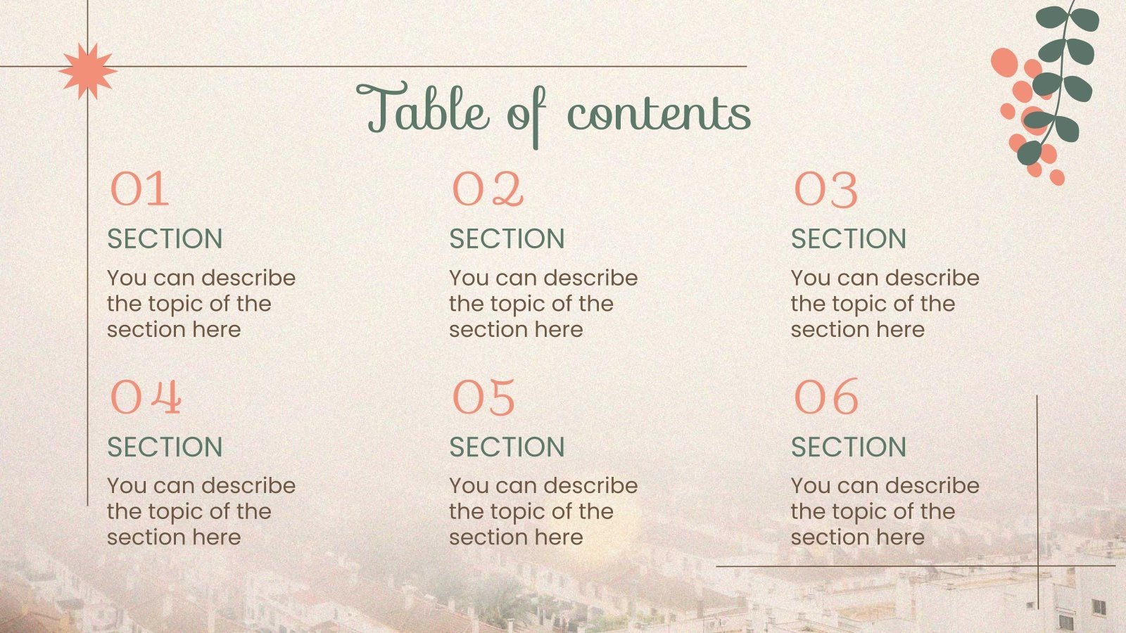 Gloomy Weather Aesthetic Theme Presentation