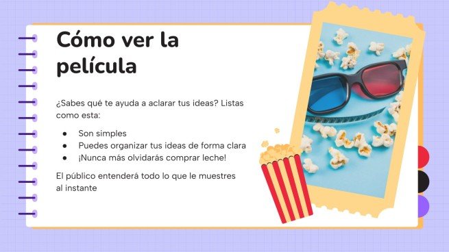 Presentación Pasos para analizar una película