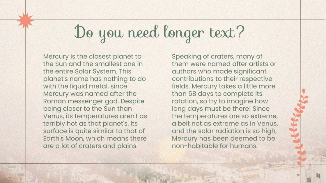 Gloomy Weather Aesthetic Theme Presentation