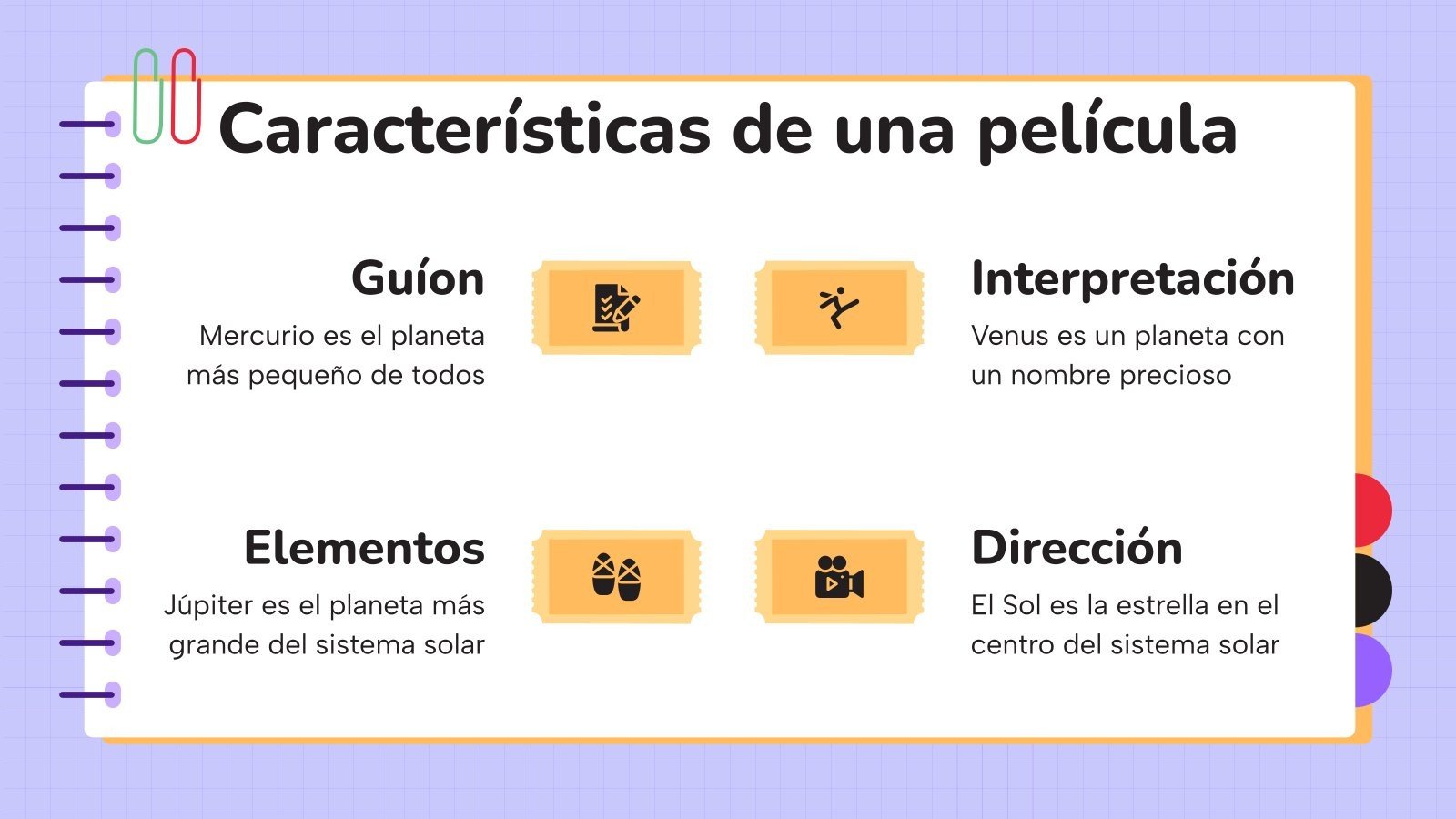 Presentación Pasos para analizar una película