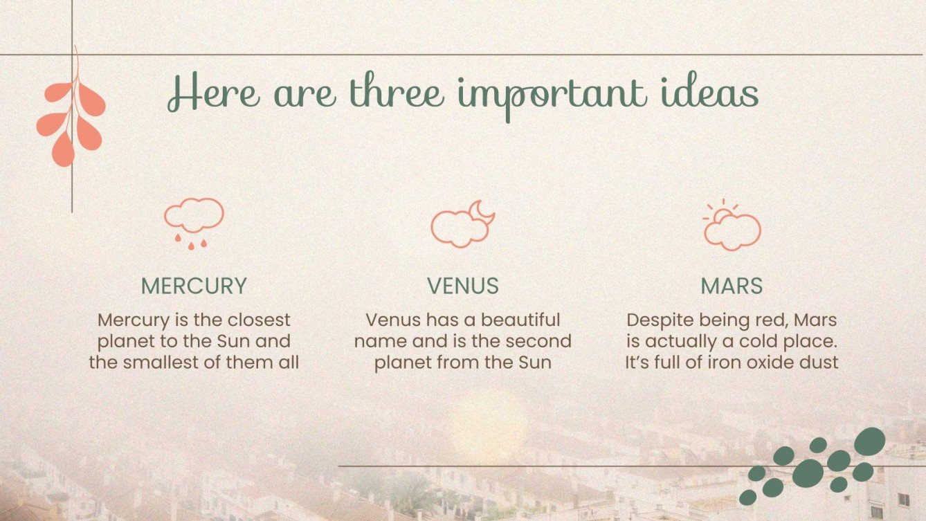 Gloomy Weather Aesthetic Theme Presentation