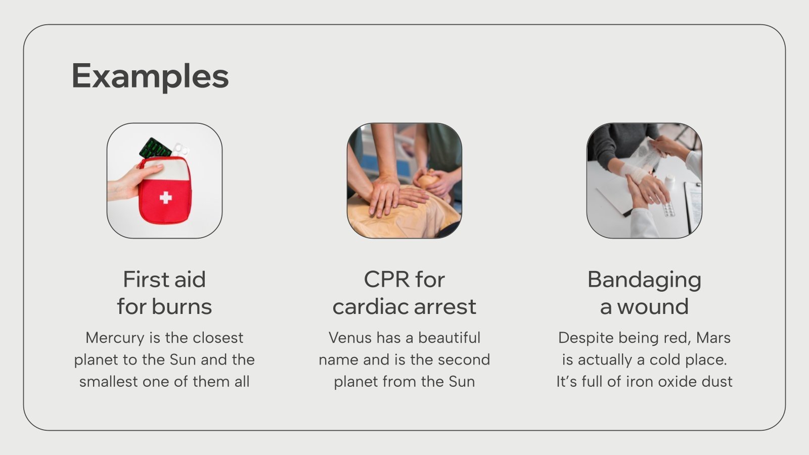 First Aid Workshop Presentation