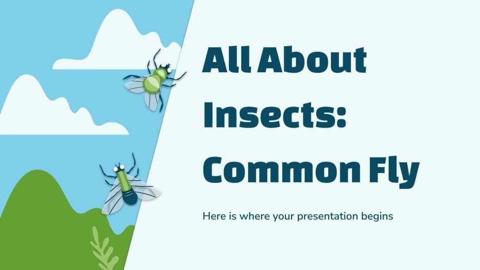 Temas Googles Slide y plantillas PowerPoint sobre insectos