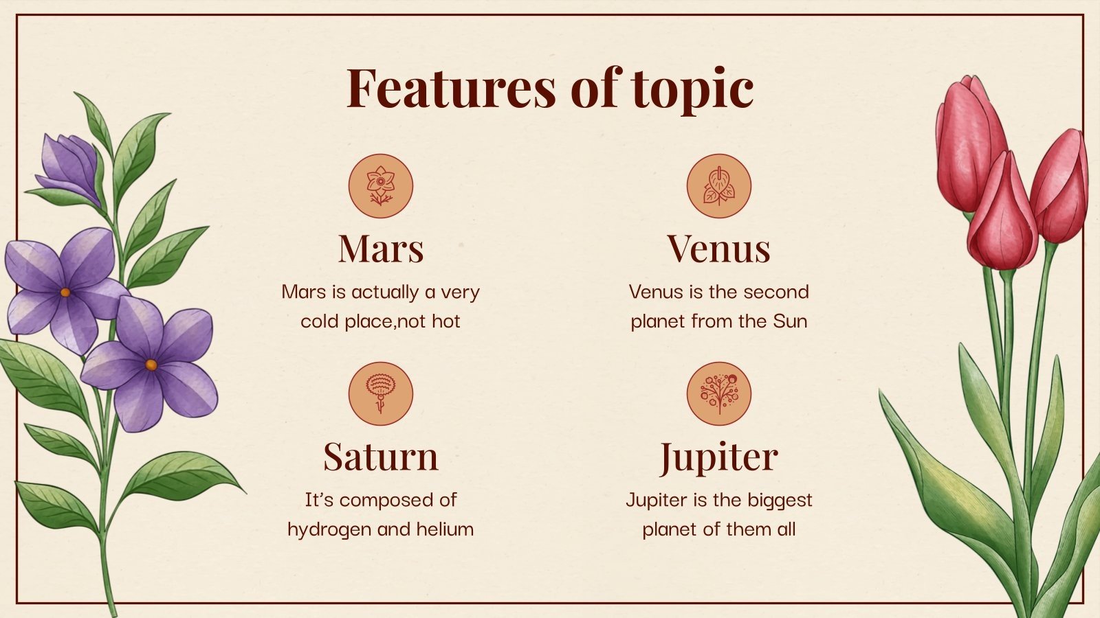 Botanical Art Workshop Presentation