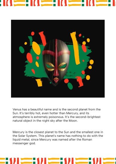 African Tribal Storybook Presentation