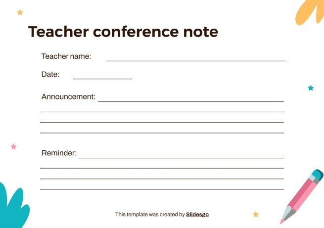 Parent Communication Notes Presentation