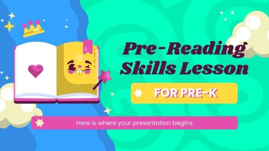 Pre-Reading Skills Lesson for Pre-K Presentation