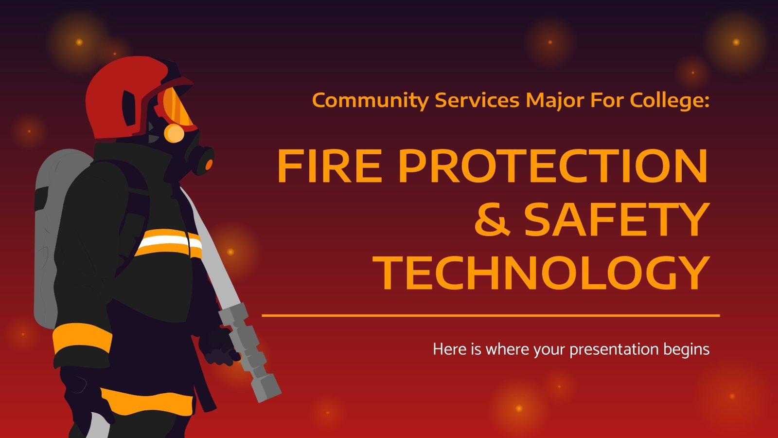 Community Services: Fire Protection & Safety Technology