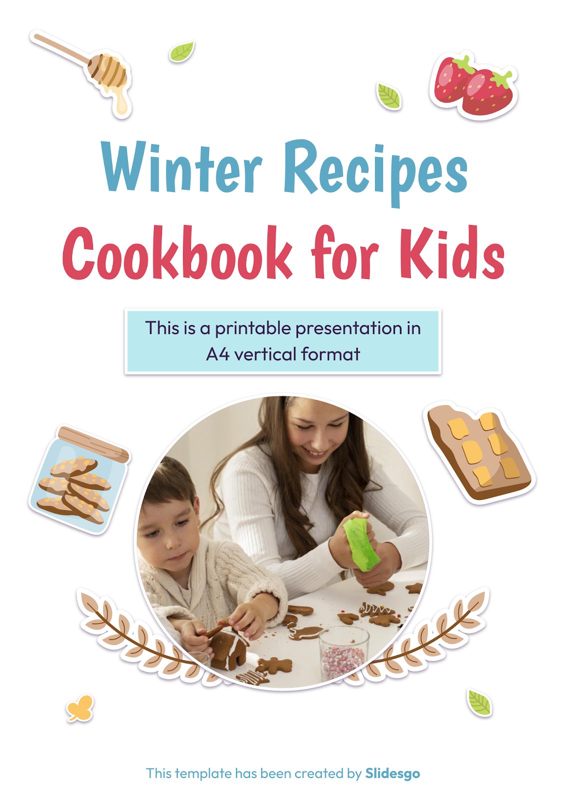 Winter Recipes Cookbook for Kids Presentation