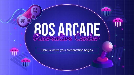 80s Arcade Recreative Center Presentation