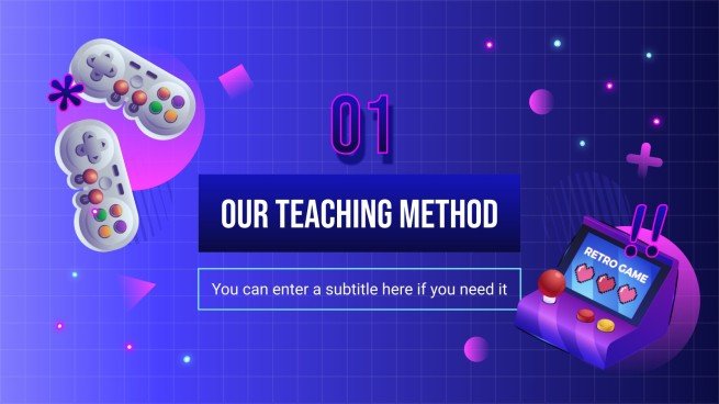 80s Arcade Recreative Center Presentation