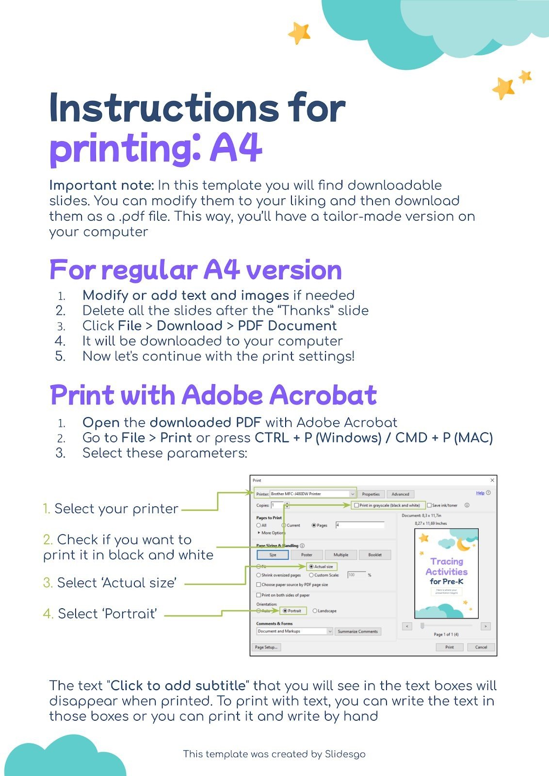 Tracing Activities for Pre-K Presentation