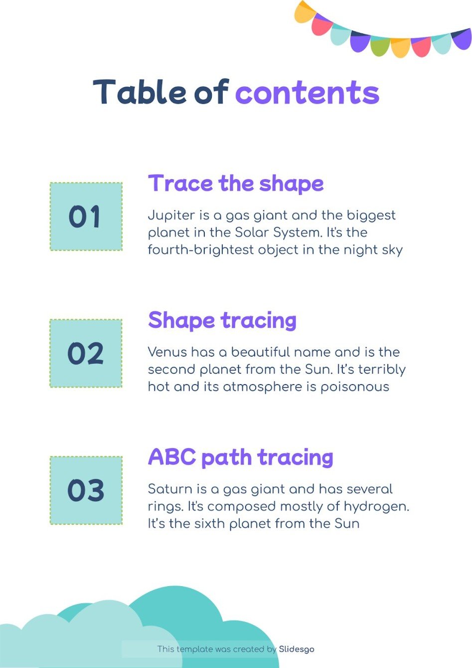 Tracing Activities for Pre-K Presentation