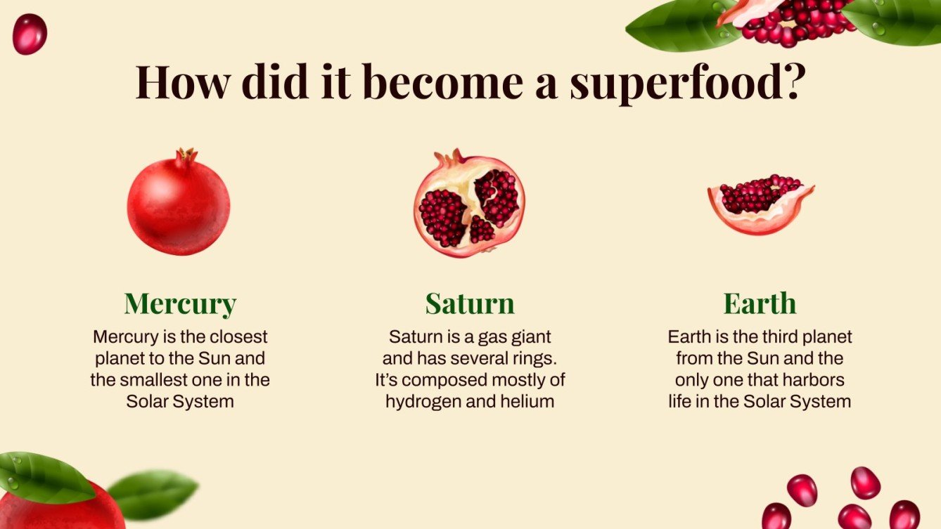 Pomegranate Minitheme Presentation