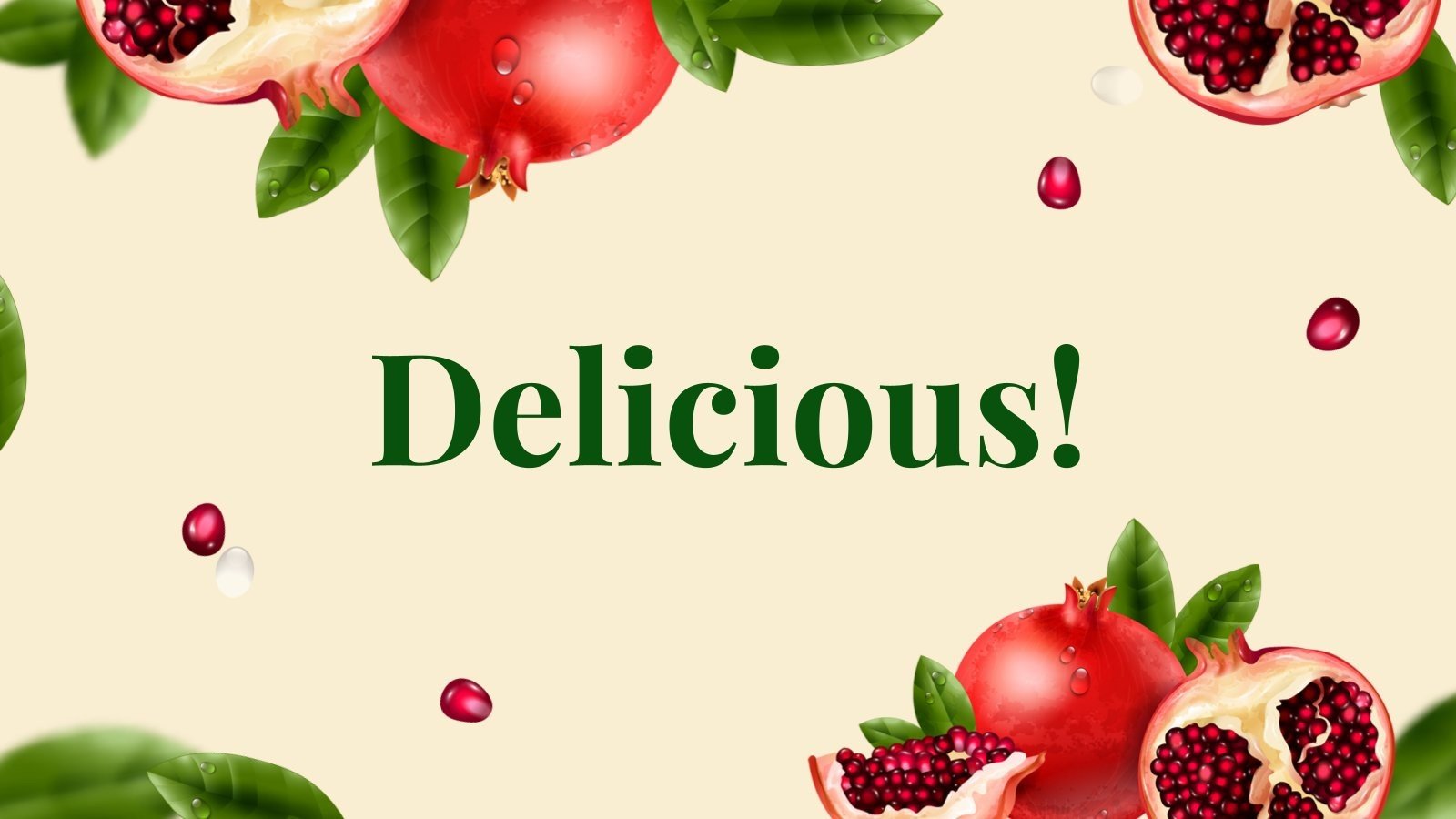 Pomegranate Minitheme Presentation