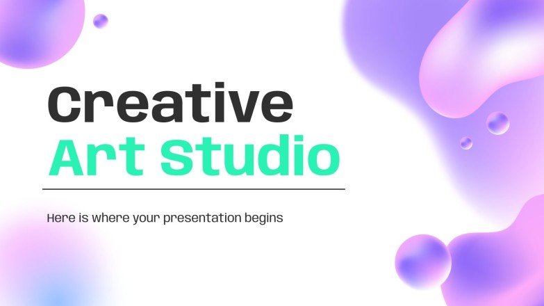 Creative Art Studio Presentation