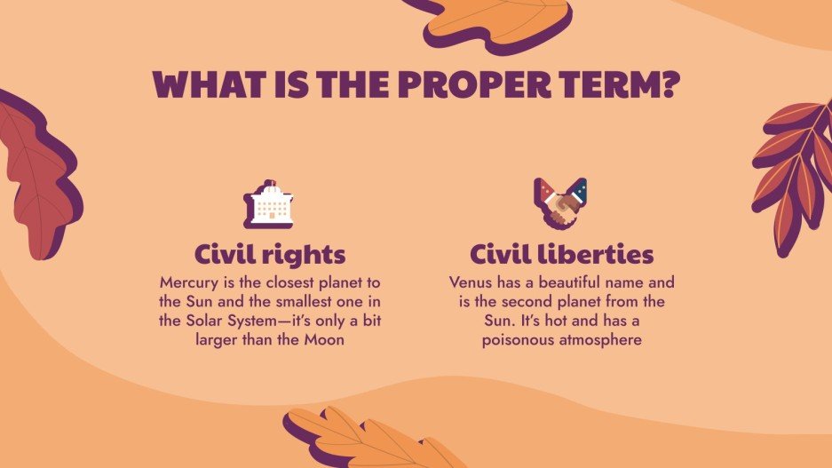 Social Studies: Civil Rights and Liberties Presentation