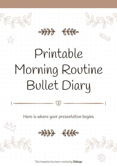 Plantillas gratuitas de Google Slides y PPT para diarios